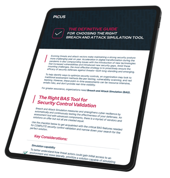 The Definitive Guide for Choosing the Right Breach and Attack Simulation Tool